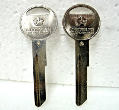 Lot of 2 Chrysler A key blanks for 1960s Models Using the A Keyway ...