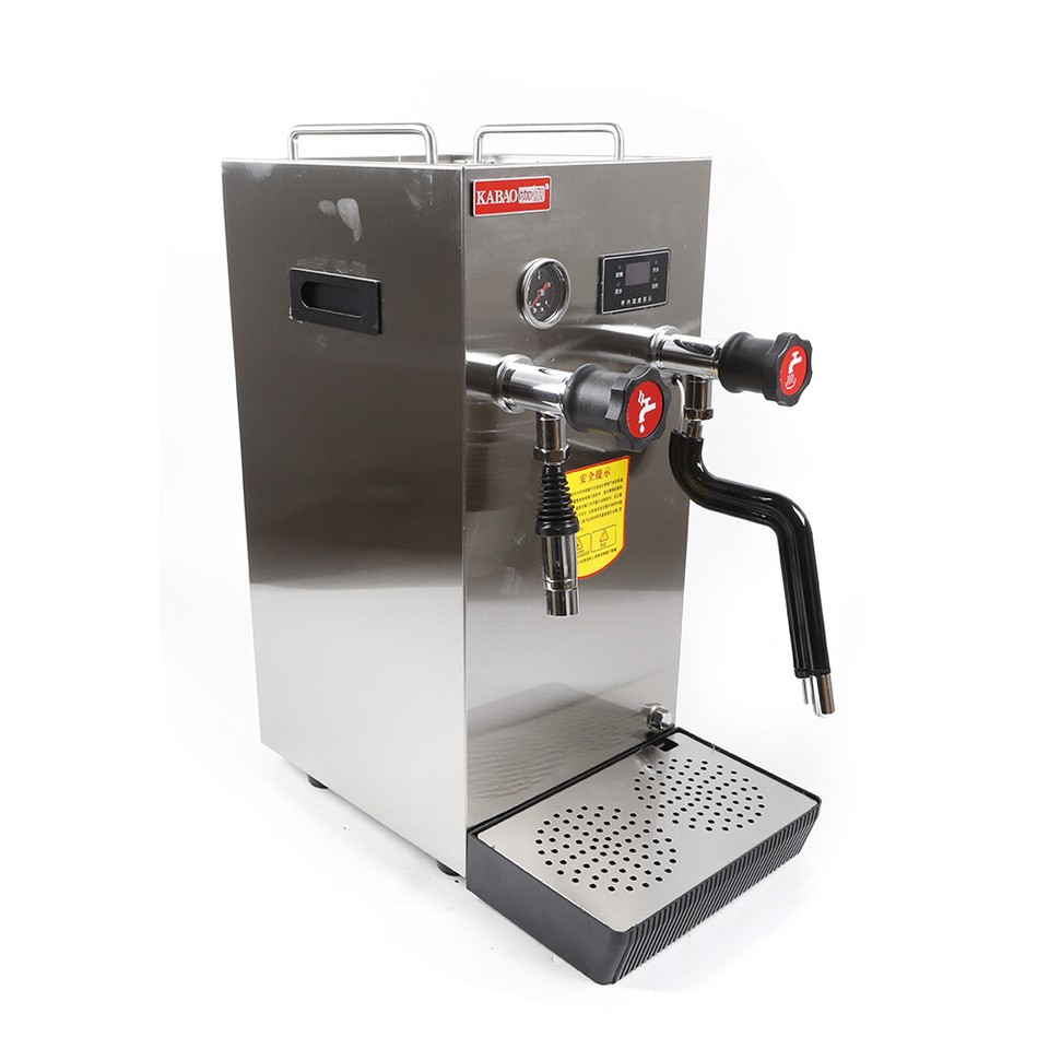 8L Commercial Milk Frother Steamer Full-Automatic Boiling Water ...