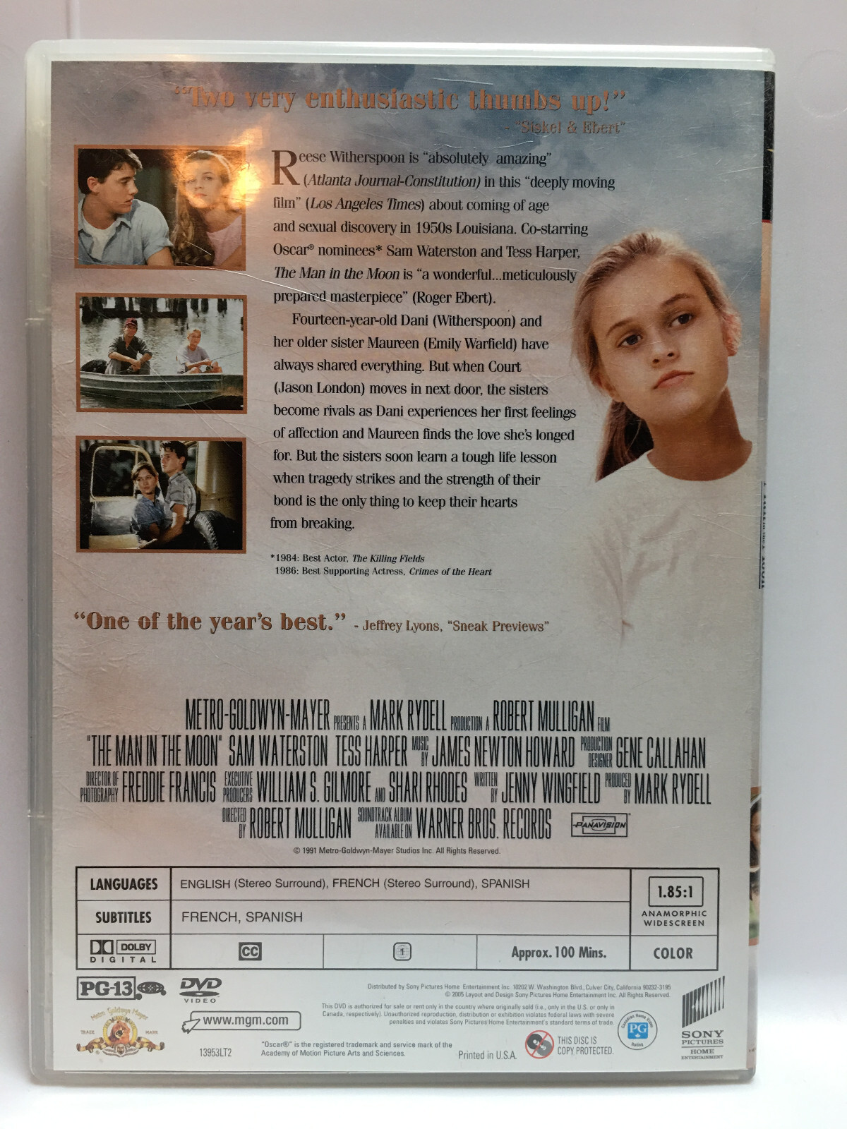 The Man In The Moon (DVD) Reese Witherspoon, Emily Warfield 27616857767 ...