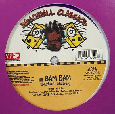 Sister Nancy Bam Bam (Vinyl) 12" Single Coloured Vinyl | eBay
