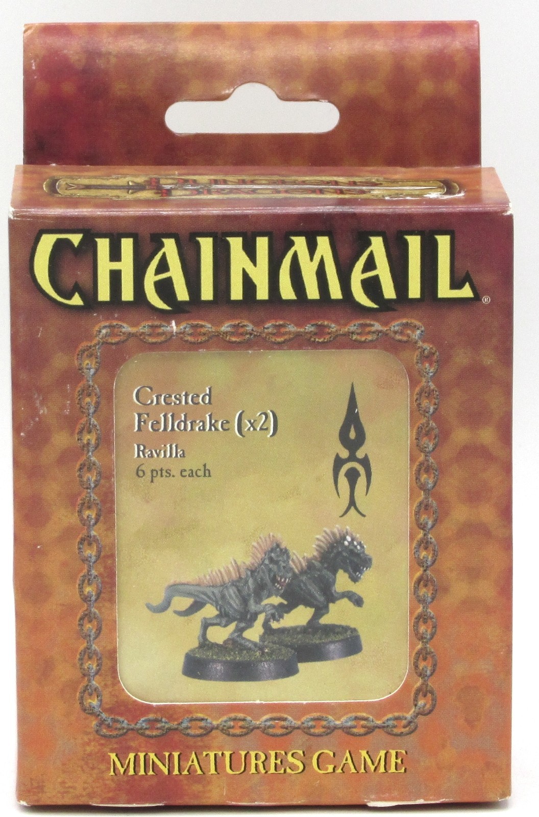 Chainmail 88708 Crested Felldrake (Ravilla) Dungeons & Dragon D&D Drake ...
