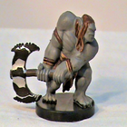 D&D Miniature - GRIMLOCK BARBARIAN #49 (Underdark Series - VHTF FIGURE ...