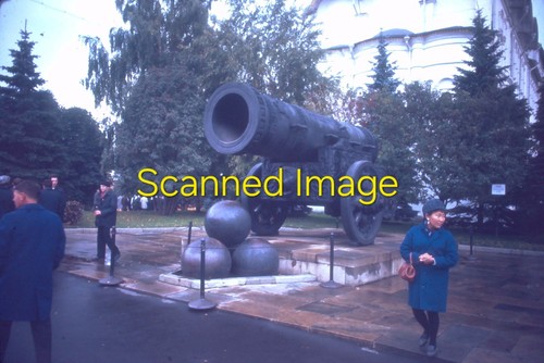 1972 Moscow Russian Tsar Cannon Rare Vintage Original 35mm Color Slide ...