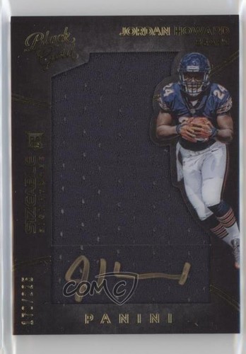 2016 Black Gold Sizeable Signatures Jersey /225 Jordan Howard #88 ...