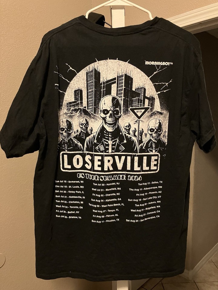 Limp Bizkit Band 2024 Loserville Tour Official Morningboy Merch Men’s XL 2 Sided | eBay