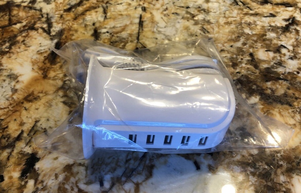 Intertek 5 USB Port AC/DC Power Charger | eBay