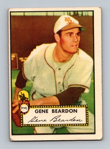 1952 Topps #229 Gene Beardon (Bearden) GD-VG Vintage Baseball Card | eBay