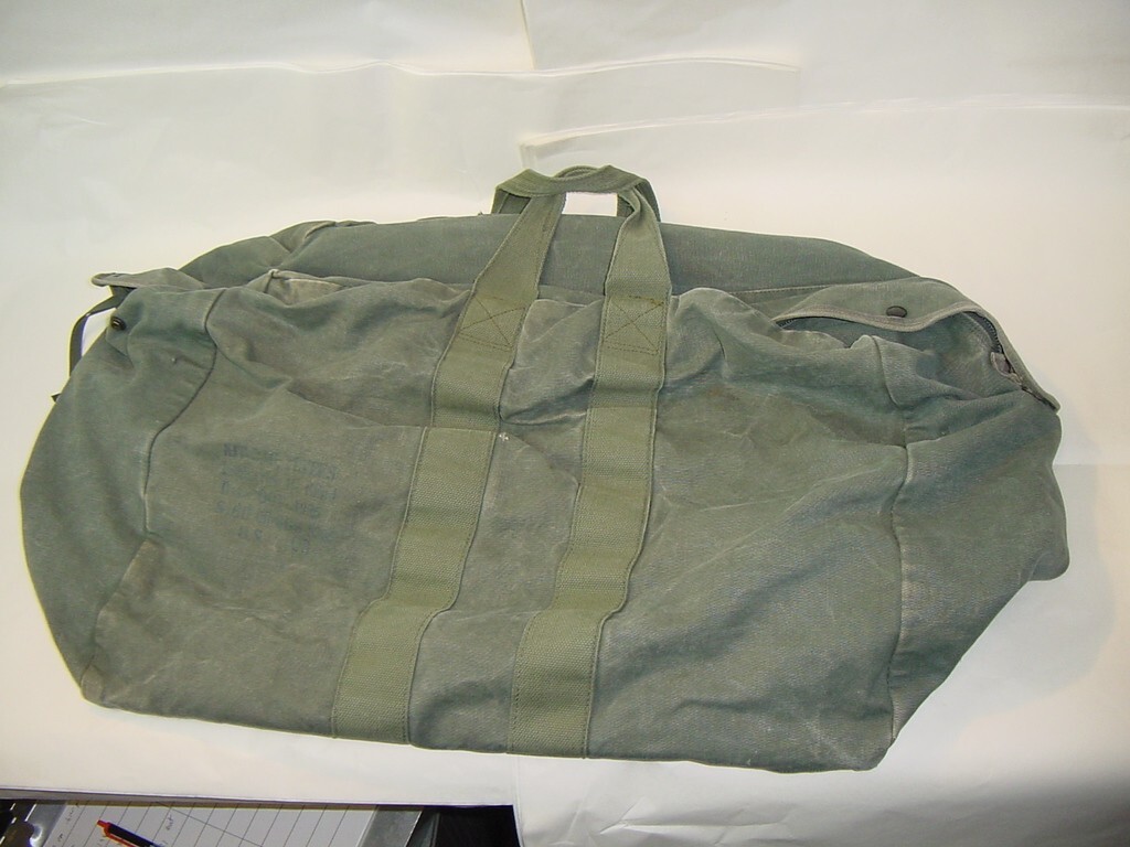 VTG KIT BAG FLYERS MILITARY CANVAS BAG RUCKSACK | eBay