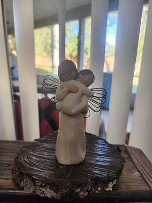 Willow Tree Figurine, Angel's Embrace, hand carved figurative sculpture ...