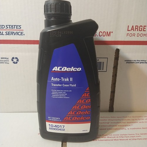 Transfer Case Fluid-Auto-Trak II - 33.8 oz ACDelco 10-4017 for sale ...