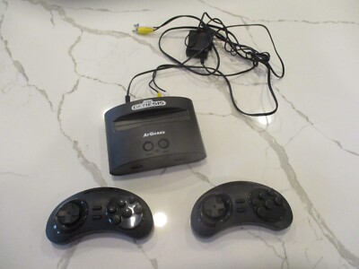 Sega Genesis AtGames Mini Console - 2 controllers + 80 Pre-loaded Games ...