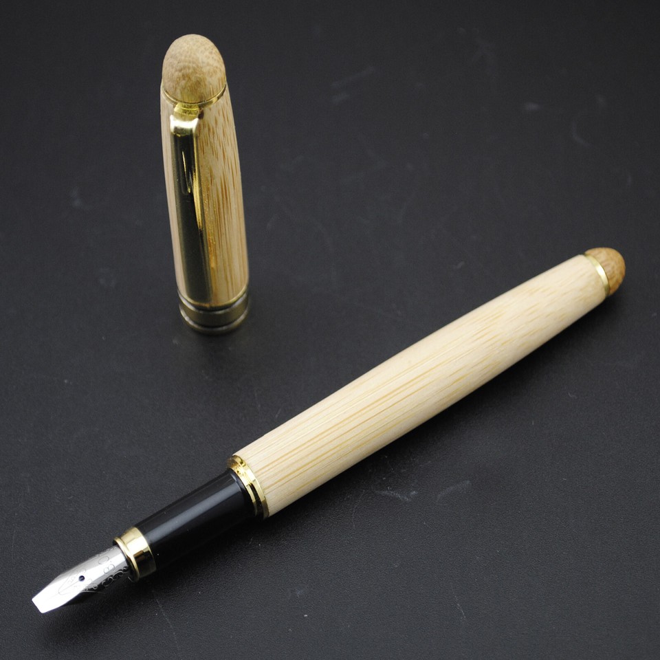 Bamboo Stub Nib Fountain Pen 13 Nib Sizes For Choice | eBay
