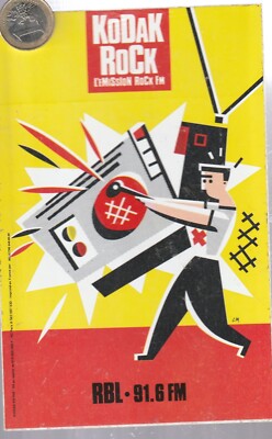 AUTOCOLLANTS. Radio. RBL 91.6. Kodak Rock | eBay