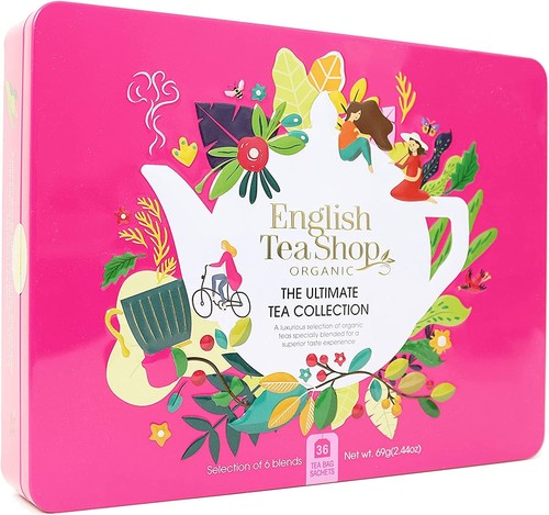 English Tea Shop Gift Pack The Ultimate Tea Collection Pink 36 Sachets ...
