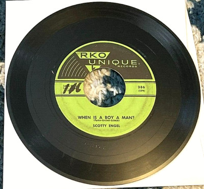 Scotty Engel (Scott Walker): When Is a Boy.../Steady... 45 RKO teen G+ ...