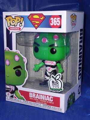 DC UNIVERSE BIG APPLE EXCLUSIVE BRAINIAC FUNKO POP VINYL FIGURE #365 | eBay