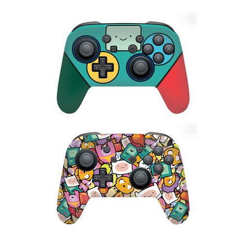 OFFICIAL ADVENTURE TIME GRAPHICS VINYL SKIN FOR NINTENDO SWITCH PRO ...