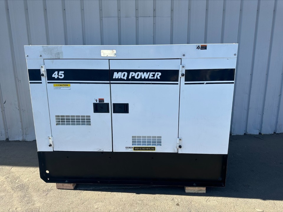MQ MultiQuip WhisperWatt 45 KVA 36 Kw towable generator DCA-45SSIU4F ...
