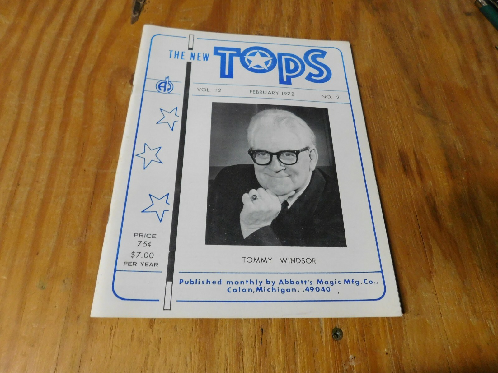 The New Tops Magic Magazine February 1972 Magician Tommy Windsor | eBay