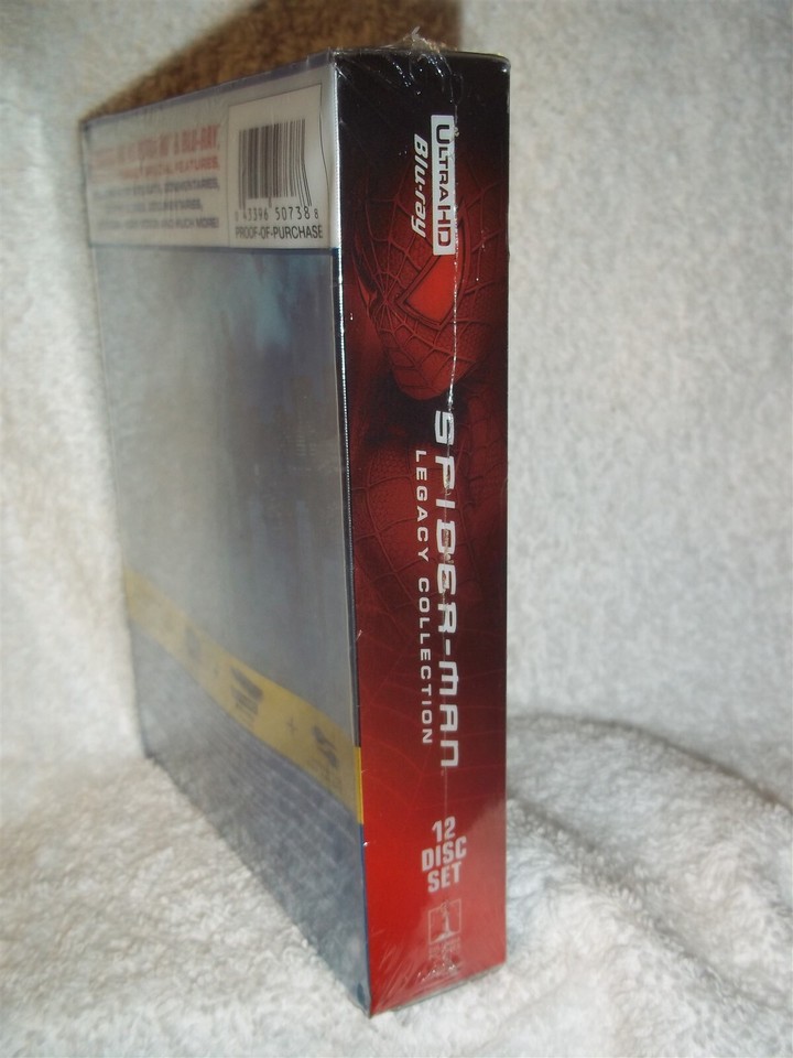 Spider-Man Legacy Collection (4K/Blu-ray, 2021, 12-Disc STEELBOOK ...