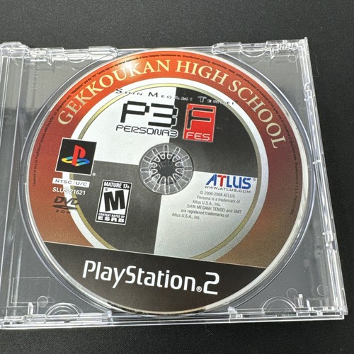 Sony PlayStation 2 PS2 Disc Only Shin Megami Tensei Persona 3 FES ...