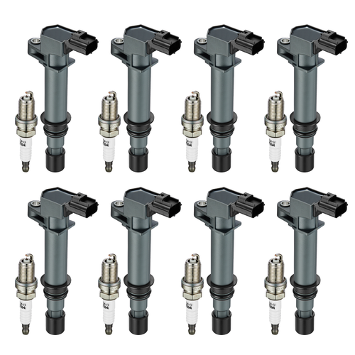 Set of 8 Ignition Coil & Spark Plug For Dodge Dakota Ram 1500 4.7L V8 ...