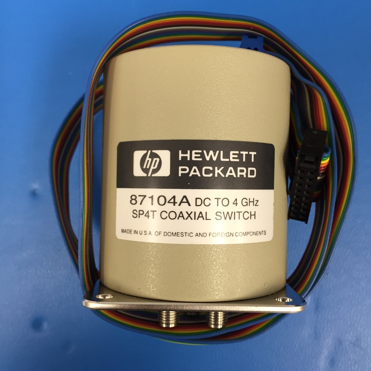 HP 87104A: Multiport Coaxial Switch, DC to 4 GHz, SP4T | eBay