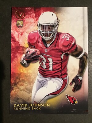 2015 Topps Valor David Johnson Rookie Card Arizona Cardinals | eBay