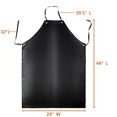 Waterproof Rubber Vinyl Apron 40" Heavy Duty for Chemical Work and ...