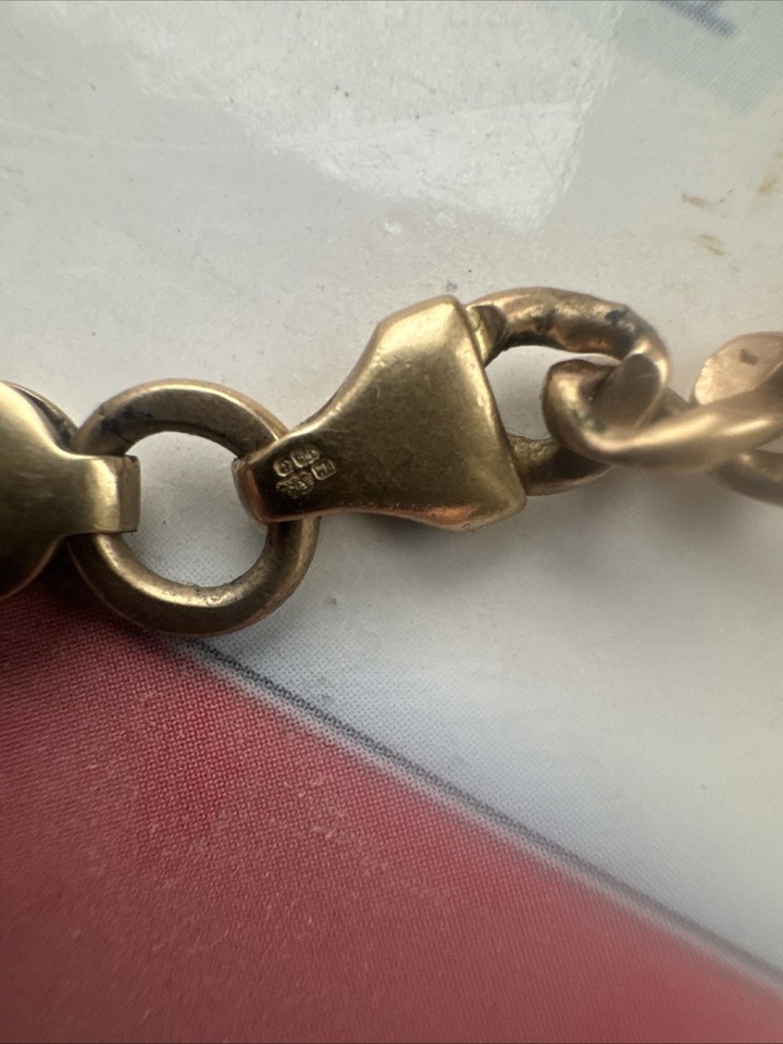 36g 9ct Solid Gold Chain AUTHENTICATED by Ebay | eBay UK