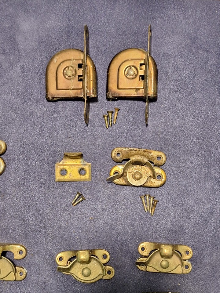 Vintage LOT of Antique Sargent 5164 Mortise Lock Sets Glass Doorknobs ...