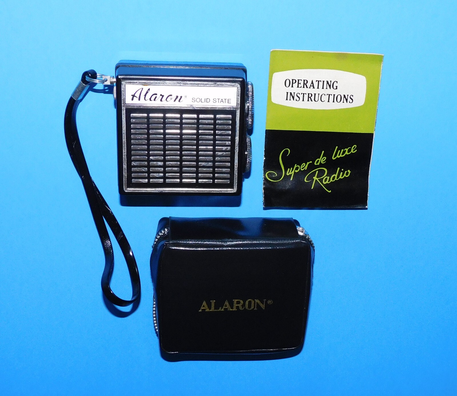 1960'S ALARON MODEL B-77 SOLID STATE RADIO w/ CASE & PAPERWORK!!!! | eBay