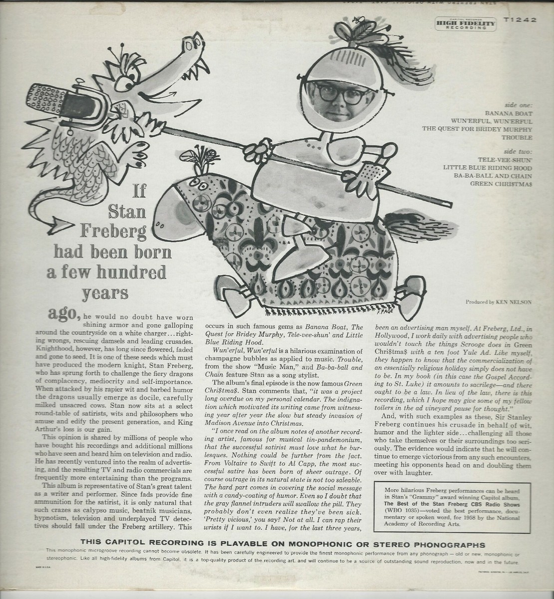 Famous Stan Freberg Quotes