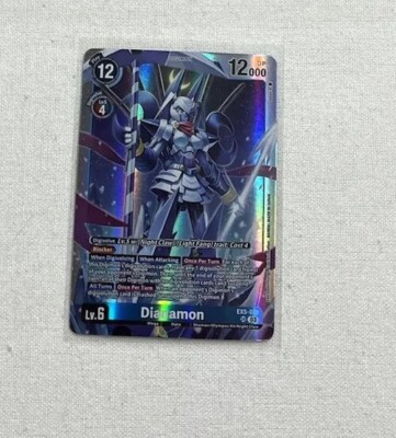 Dianamon EX5-025 Super Rare Digimon TCG Near Mint Level 6 Blue | eBay