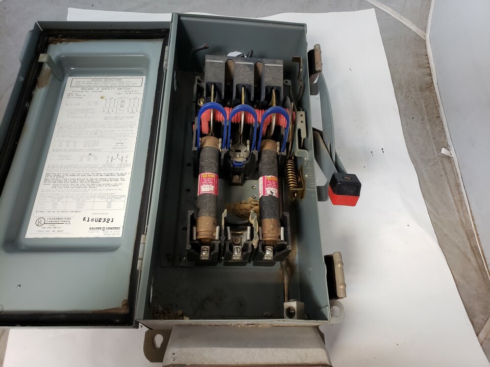 Square D H362AWC Series E1 Type 12 Safety Switch | eBay