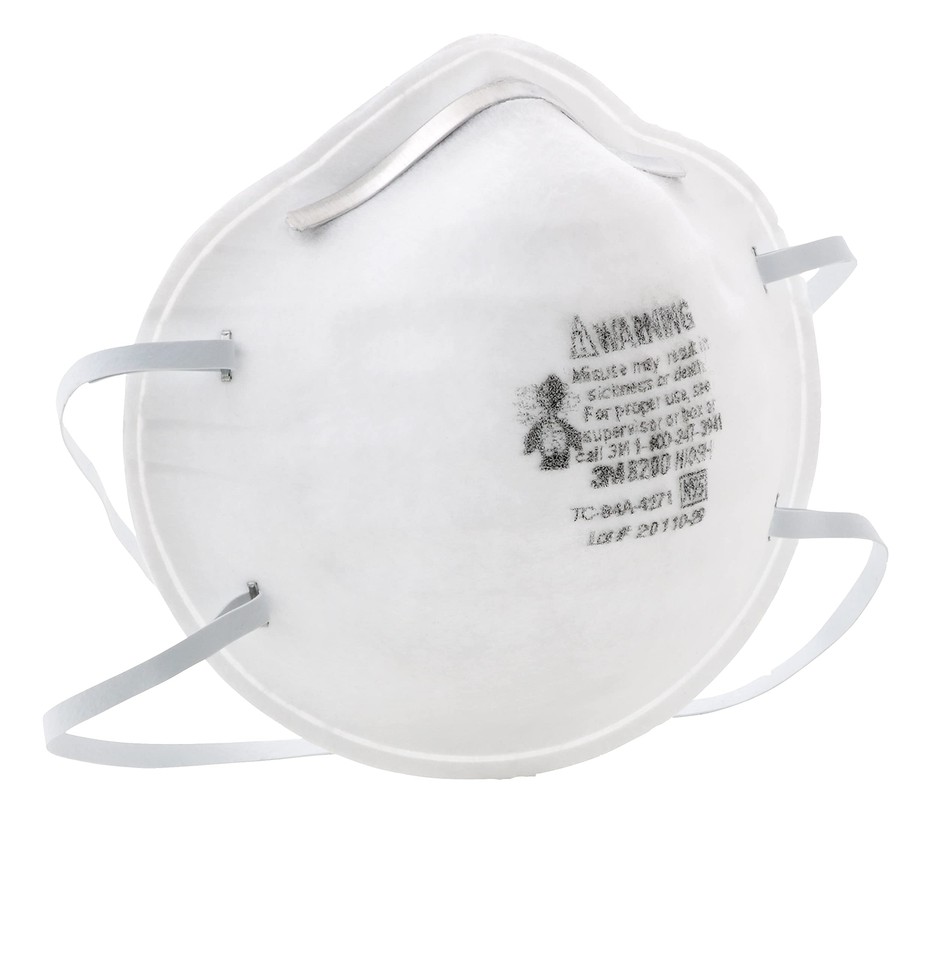 3M 8200 N95 Particulate Respirator Protective Sanding Grinding Masks ...