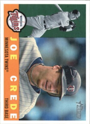 2009 Topps Heritage Minnesota Twins Baseball Card #604 Joe Crede | eBay