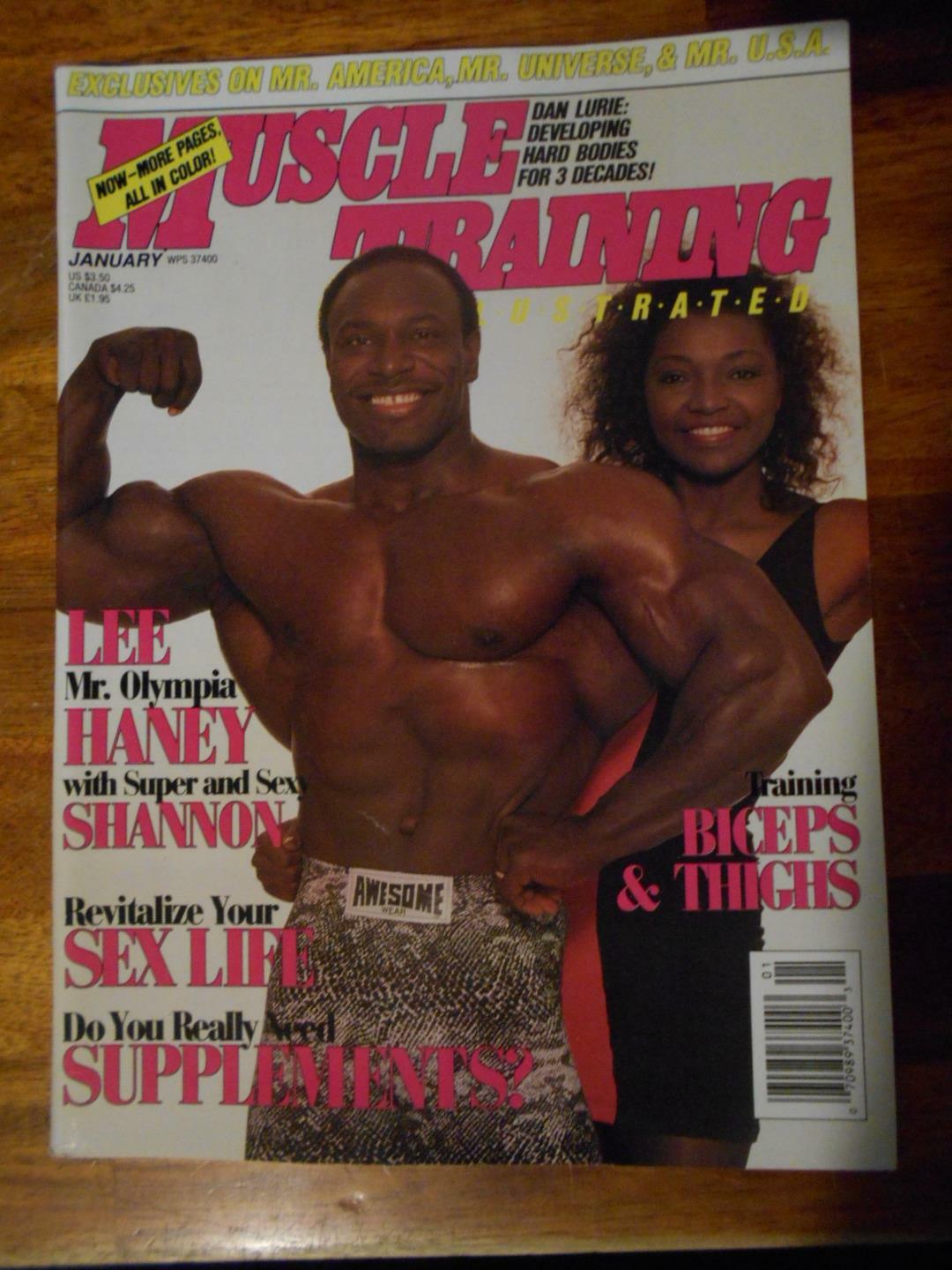 MUSCLE TRAINING ILLUSTRATED bodybuilding magazine LEE HANEY 1-91 | eBay