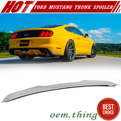15-22 Fit FOR Ford Mustang V6 GT Coupe Rear Trunk Spoiler V Style ...