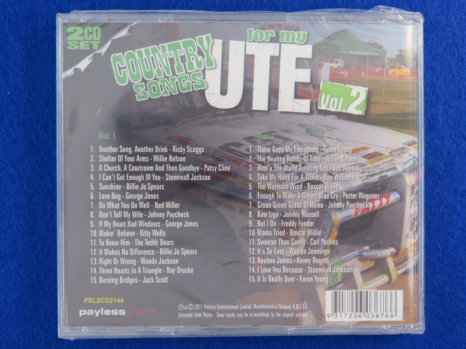 Country Songs for My Ute Vol 2 Kitty Wells Carl Perkins for sale online ...