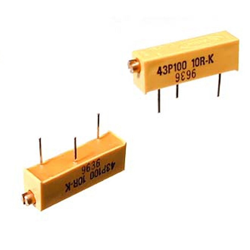 Spindel-Trimmer 43P 100 kOhm RM12,7/2,54mm Cermet 19mm-Poti | eBay.de