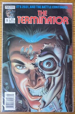The Terminator #1 Newsstand 1988 1st Terminator in comics NOW Comics | eBay