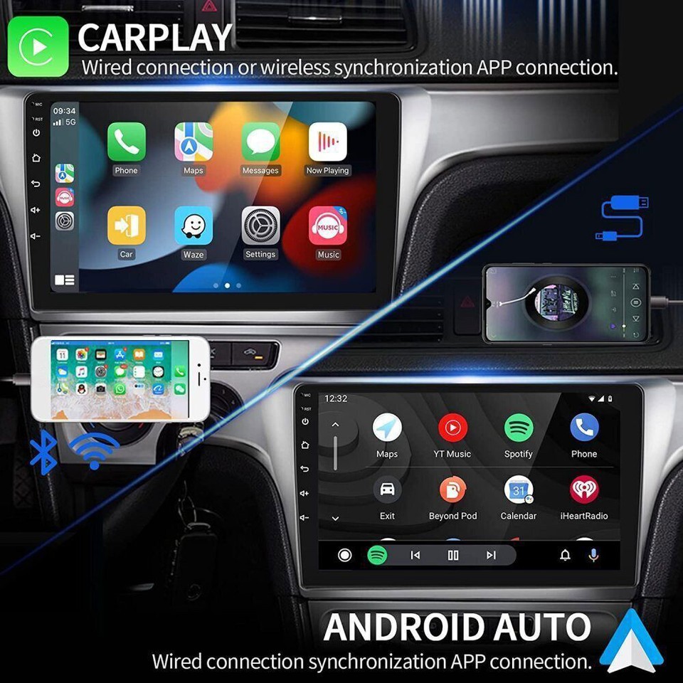 For 2001-2004 Dodge Dakota Android 13 Apple Carplay Car Stereo Radio ...