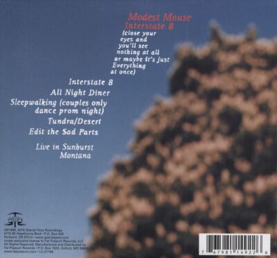 MODEST MOUSE - INTERSTATE 8 [DIGIPAK] NEW CD 767981149226 | eBay UK