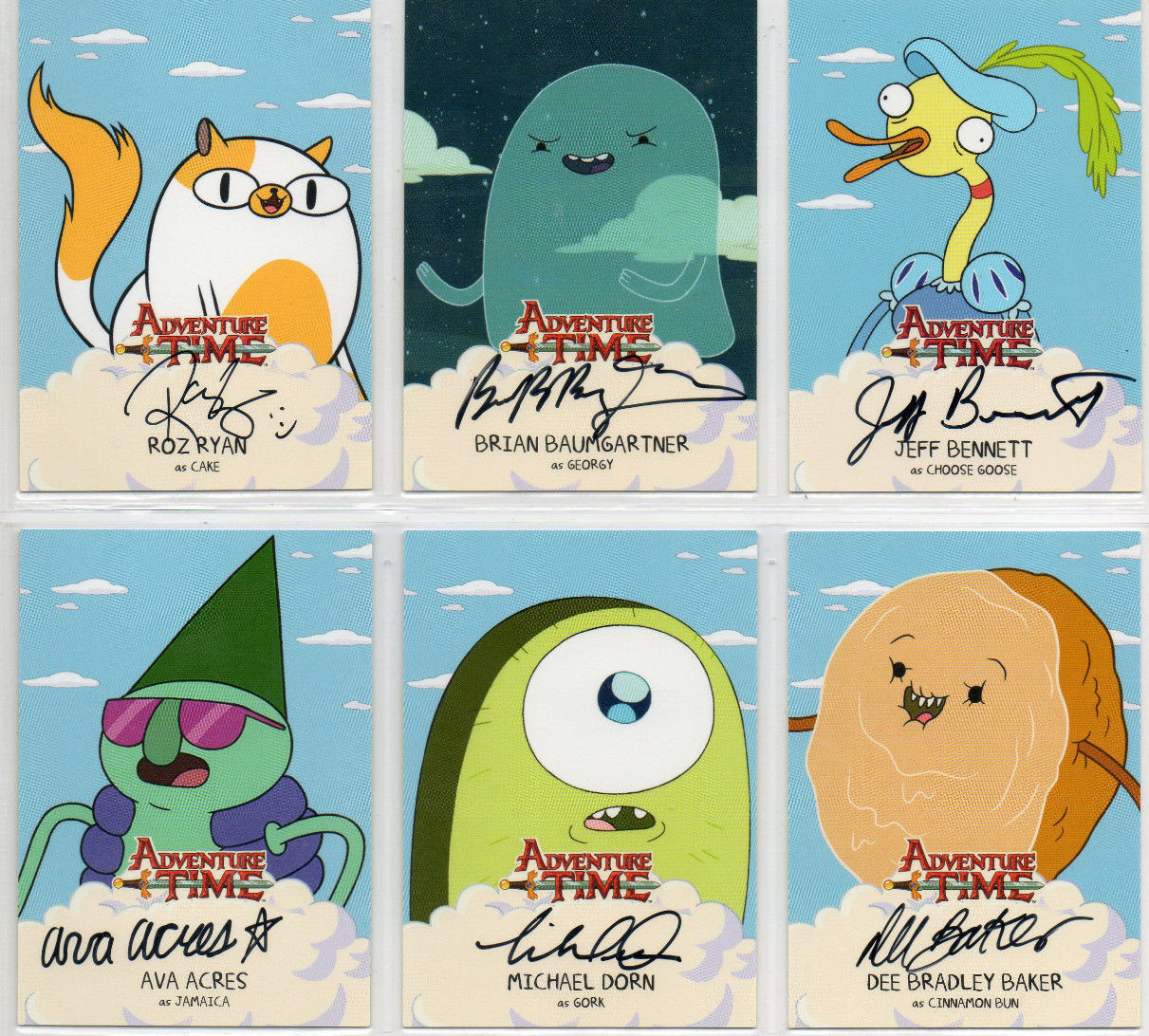Adventure Time - Autograph & Wardrobe Costume Card Selection NM ...