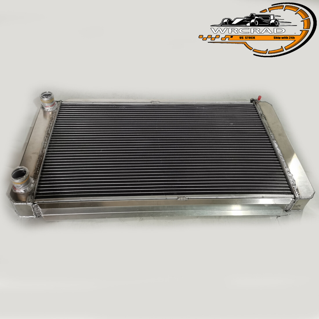 2Row Universal Radiator For 16" x 31" Low Profile In/Out Left Double ...