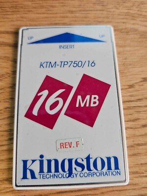 Rare Retro Upgrade KTM-TP750/16 KINGSTON 16MB CREDIT CARD RAM FOR THINKPAD | eBay