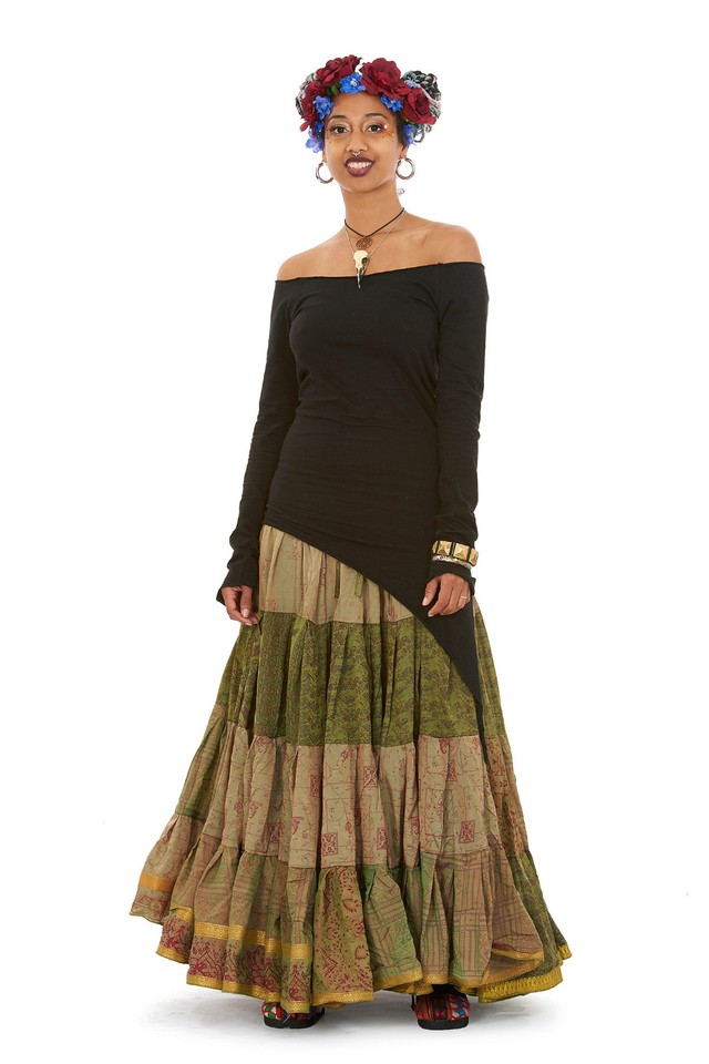 Psy Trance Clothing, Ladies Assym Boho Top, Goa Festival Hippy Top ...