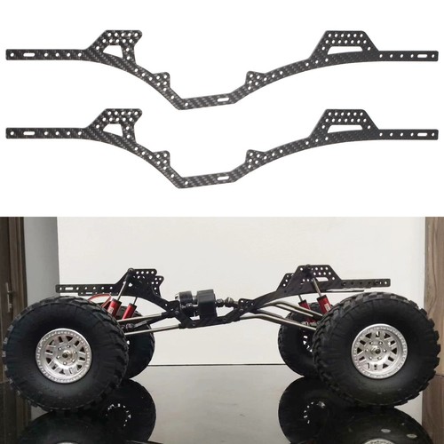 Carbon LCG Chassis Rails Portal Transmission for 1/10 RC Crawler Capra ...