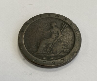 Cartwheel Penny George III year 1797 Britannia reverse side | eBay UK